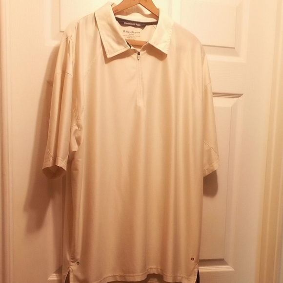 West Marine | Shirts | X West Marine Commodore Polo Zipper Closure ...